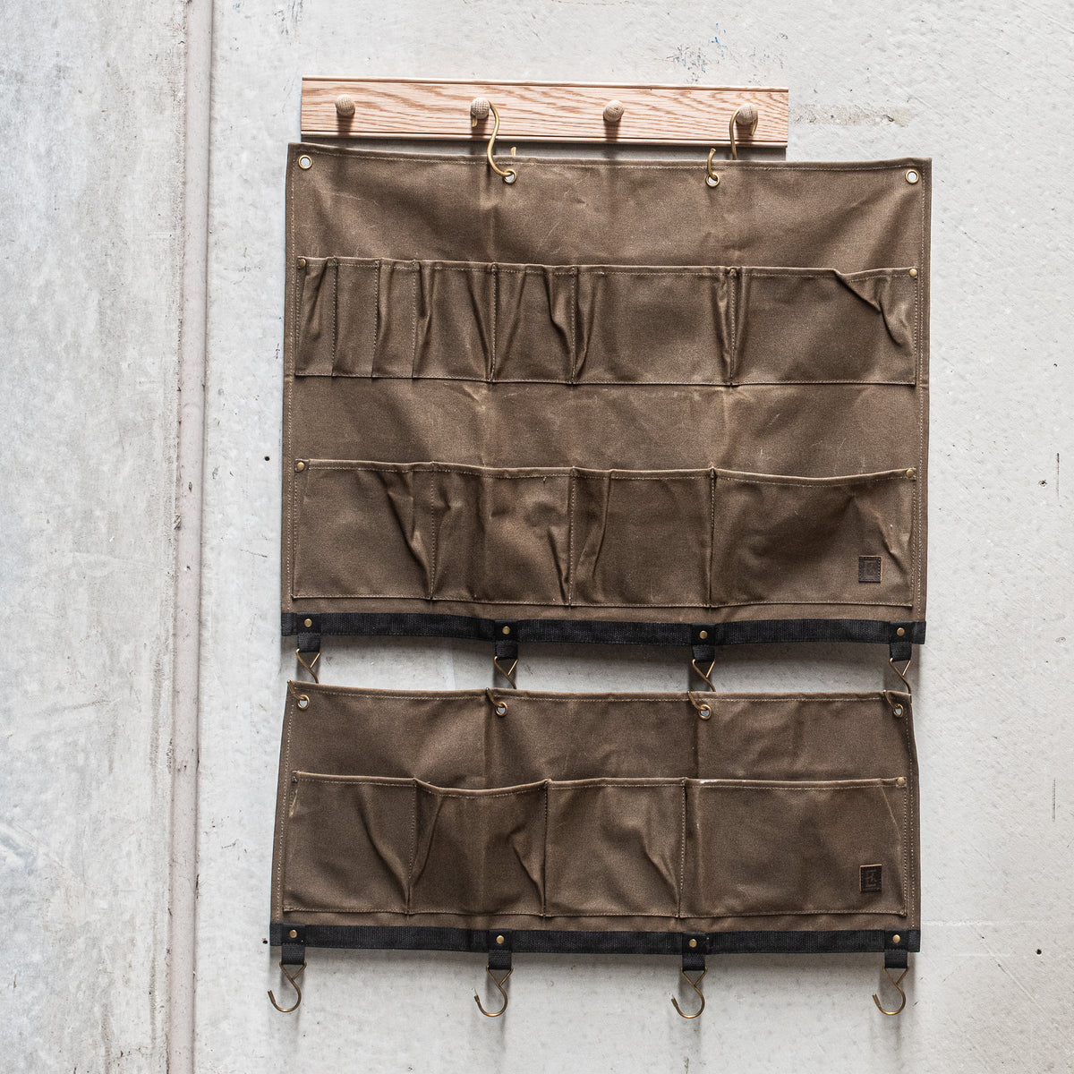 Waxed Canvas Hangers | Durable Utility Hanger Set – Heaven in Earth ...