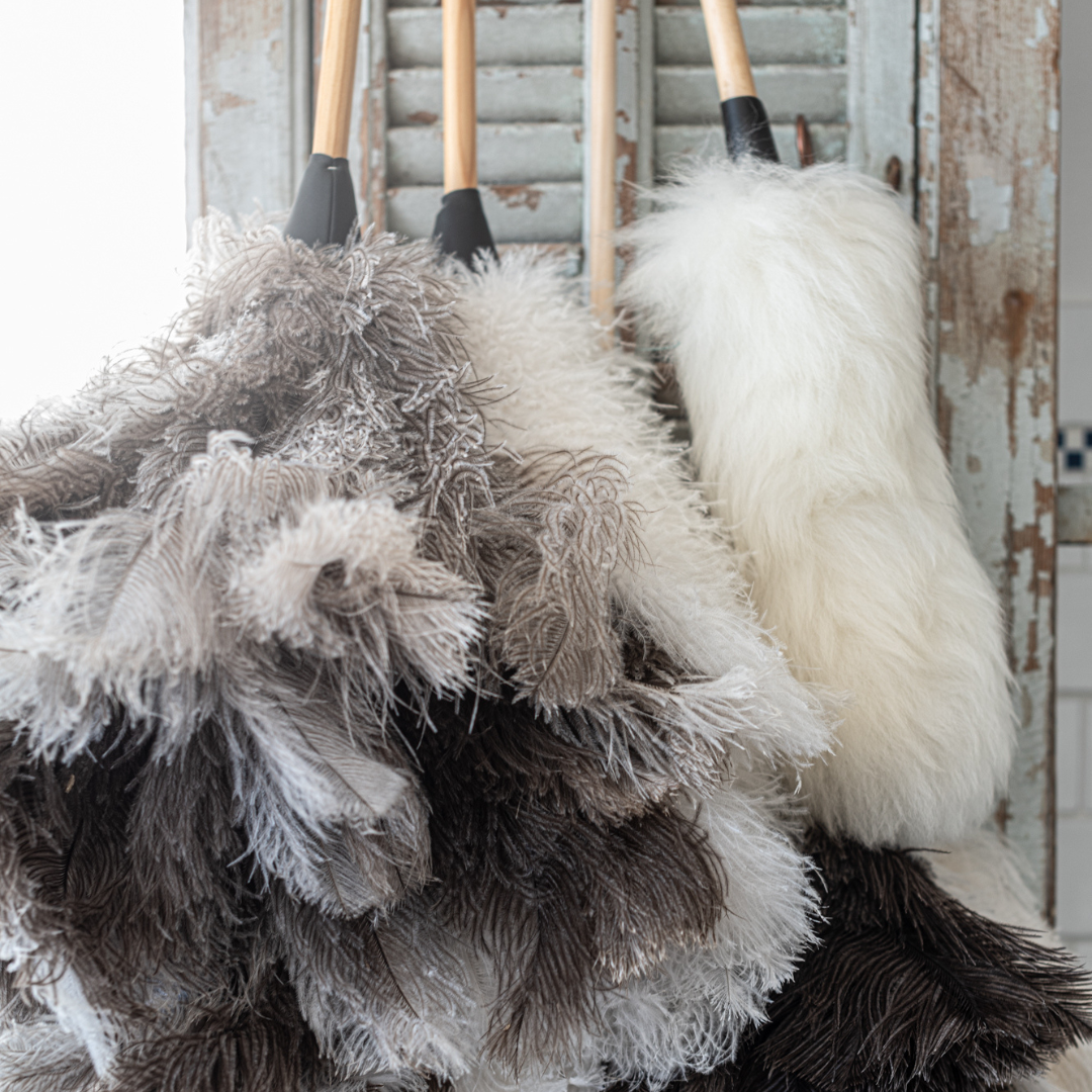 Deluxe Wool Duster | Premium Natural Fibre Dusting Brush – Heaven in ...